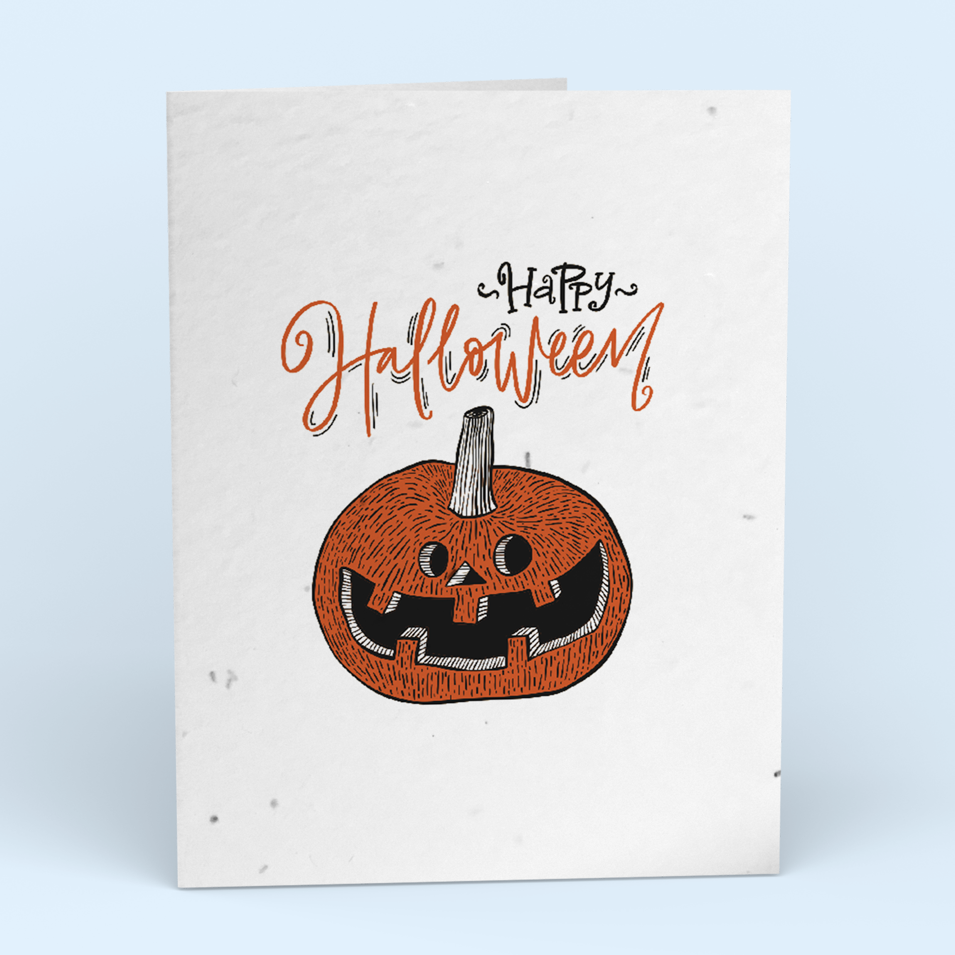 Happy Jack-o-Lantern | Halloween Card | Cute Root