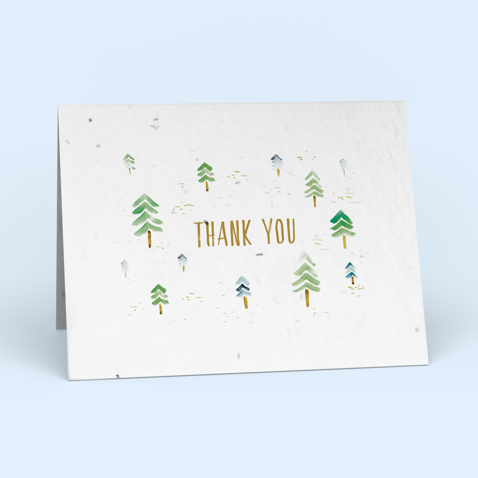 Watercolor Forest Pack | Thank You Card | Cute Root